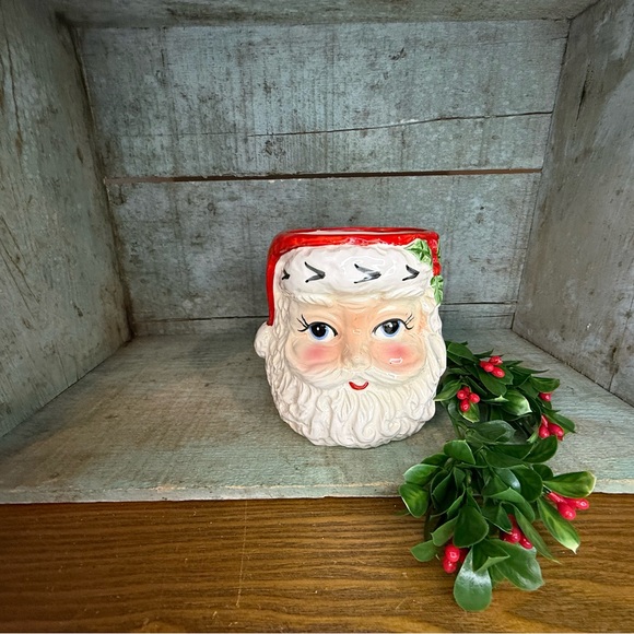 Holiday | Vintage Rubens Japan Santa Head Christmas Holiday Ceramic ...
